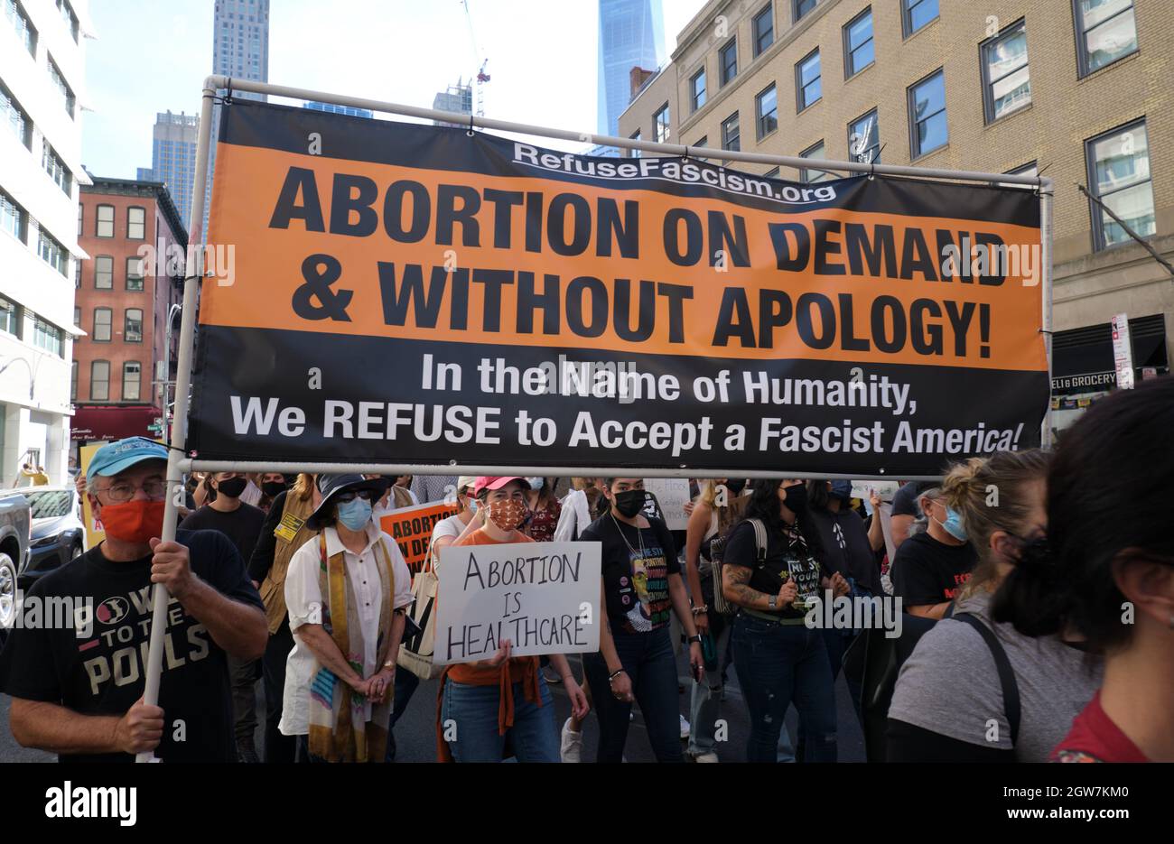 New York, New York, USA. 2nd Oct, 2021. Thousands gather for ...