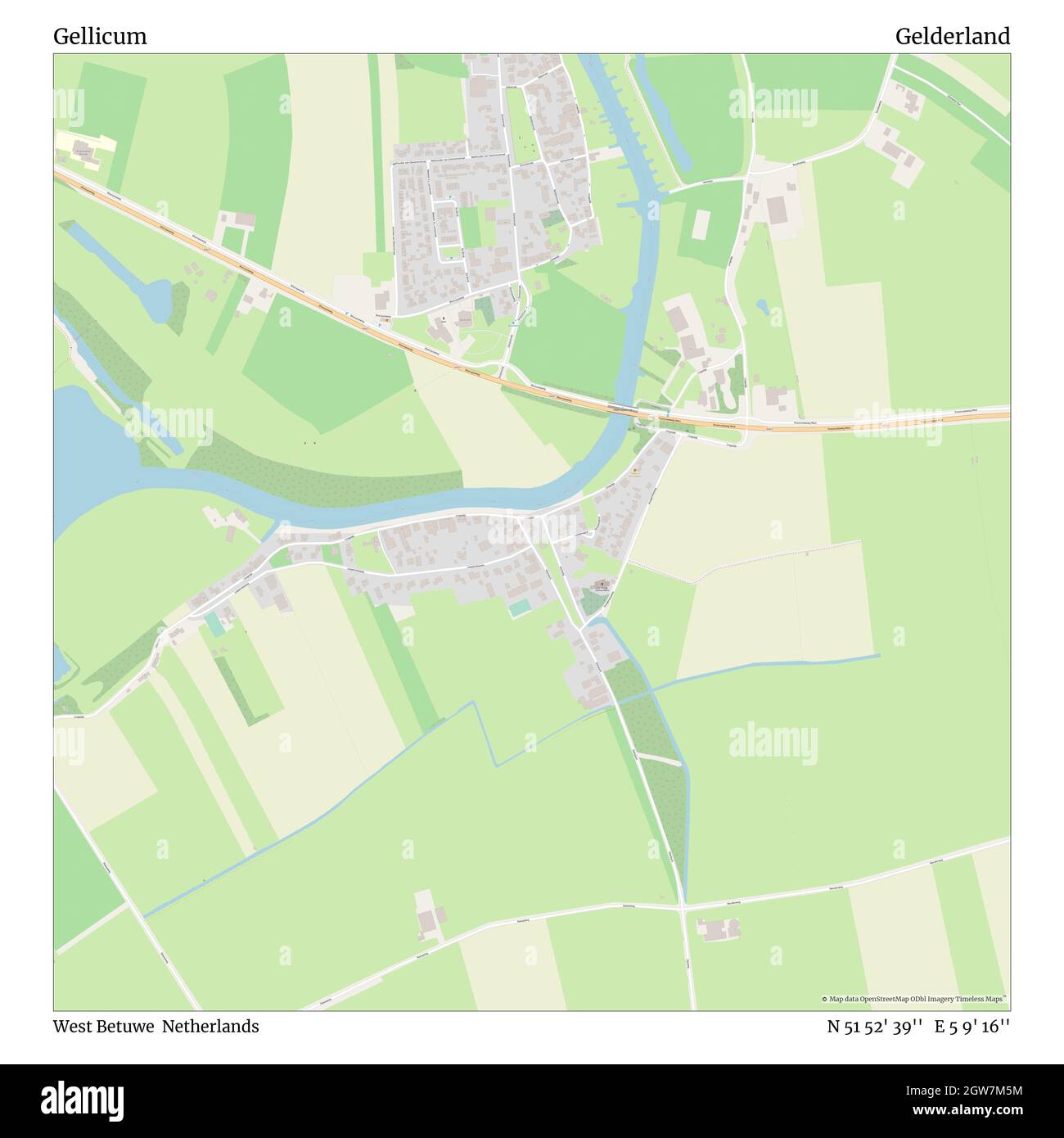 Gellicum, West Betuwe, Netherlands, Gelderland, N 51 52' 39'', E 5 9 ...