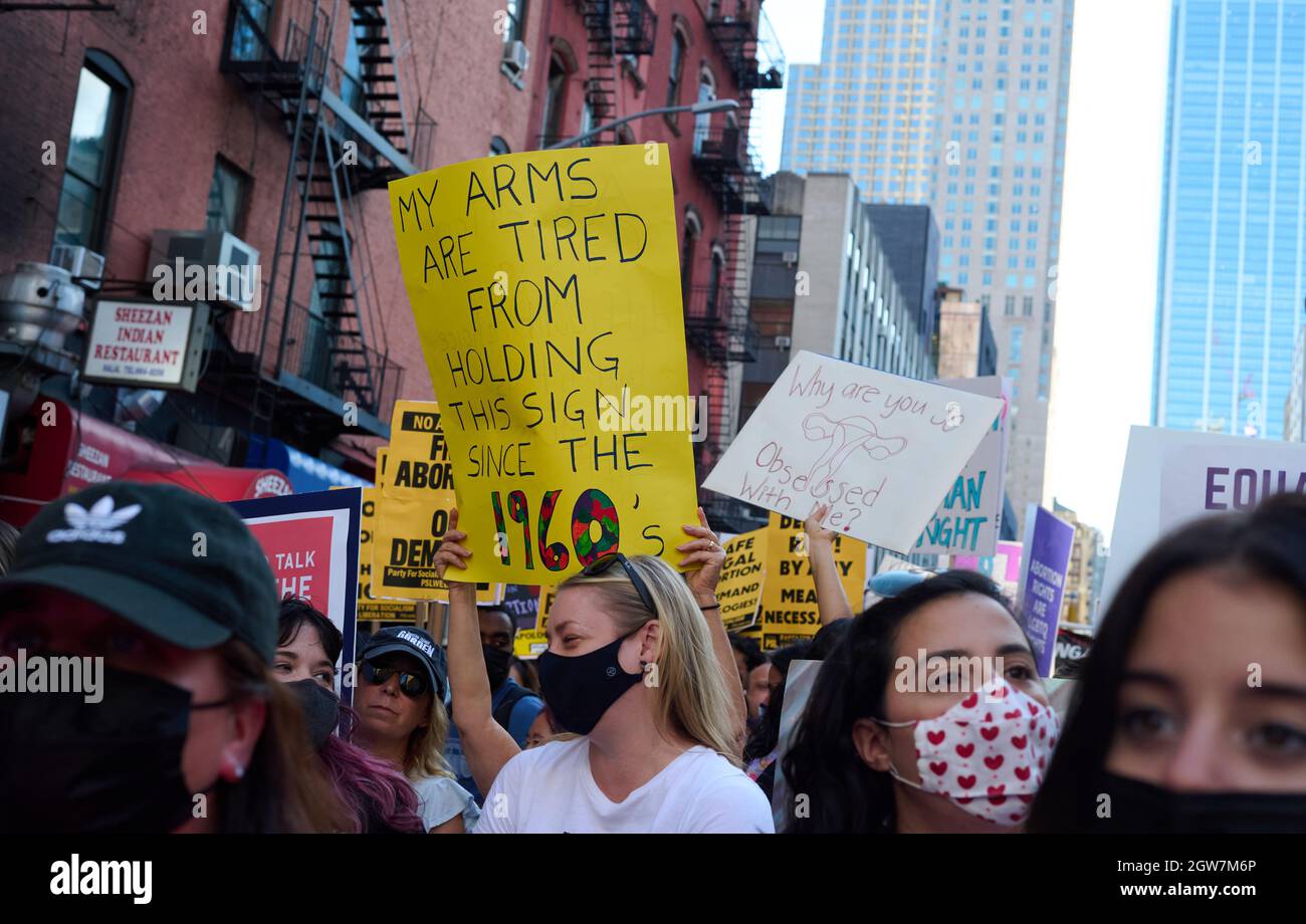 New York, New York, USA. 2nd Oct, 2021. Thousands gather for ...