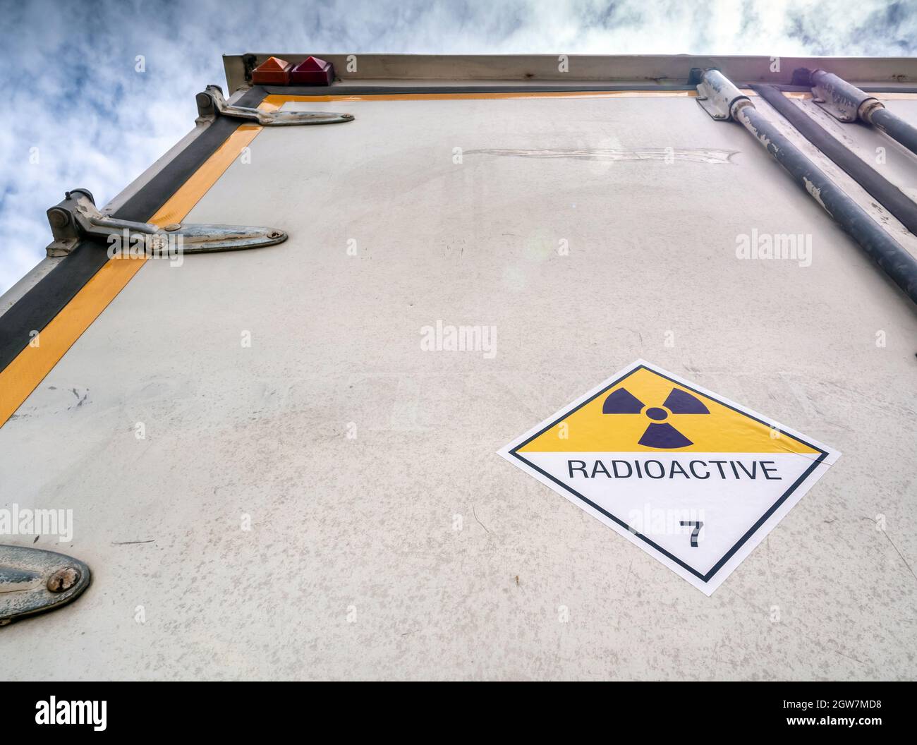Radiation warning sticker hi-res stock photography and images - Alamy
