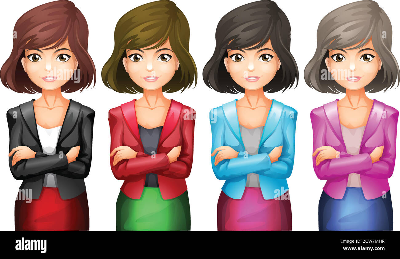 White and black uniforms Stock Vector Images - Alamy