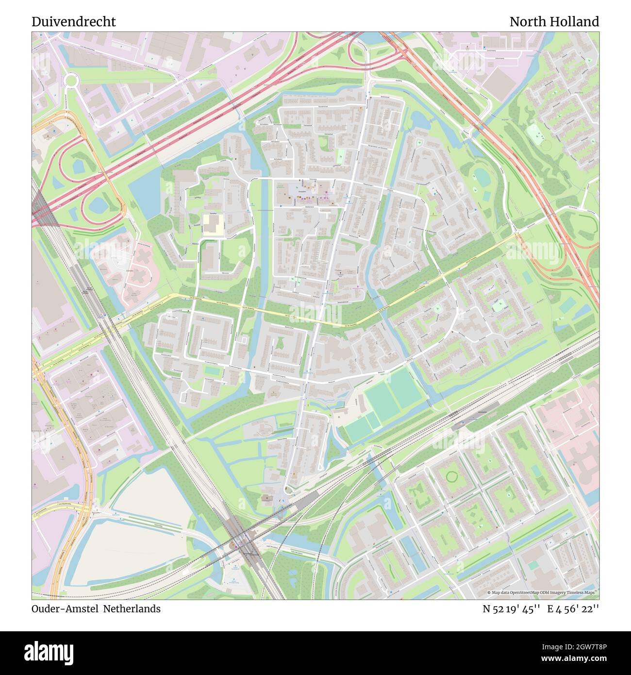 Duivendrecht, Ouder-Amstel, Netherlands, North Holland, N 52 19' 45 ...