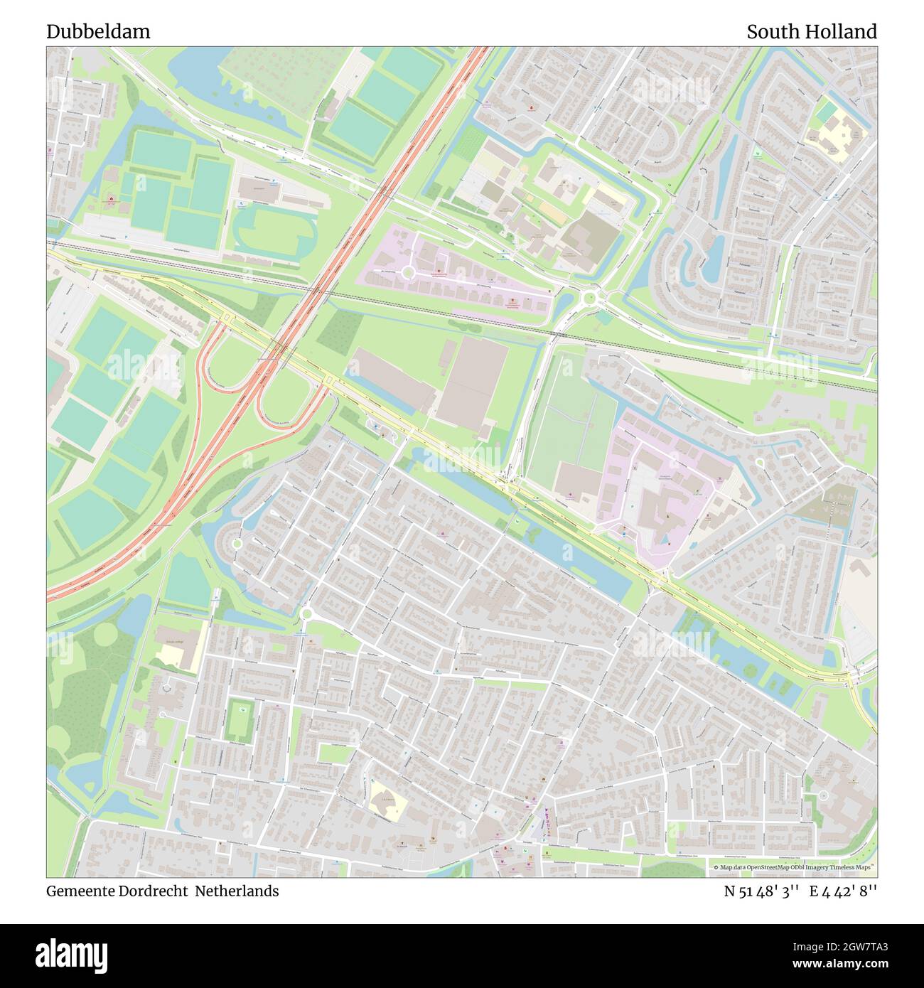 Map of dordrecht hi-res stock photography and images - Alamy