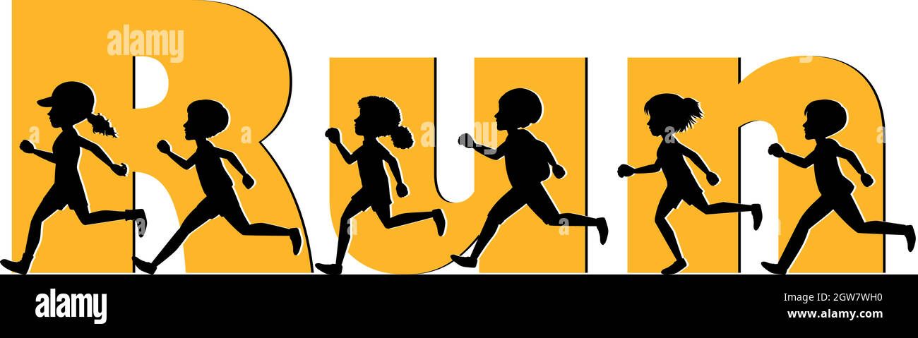 Running expression on white Stock Vector Image & Art - Alamy