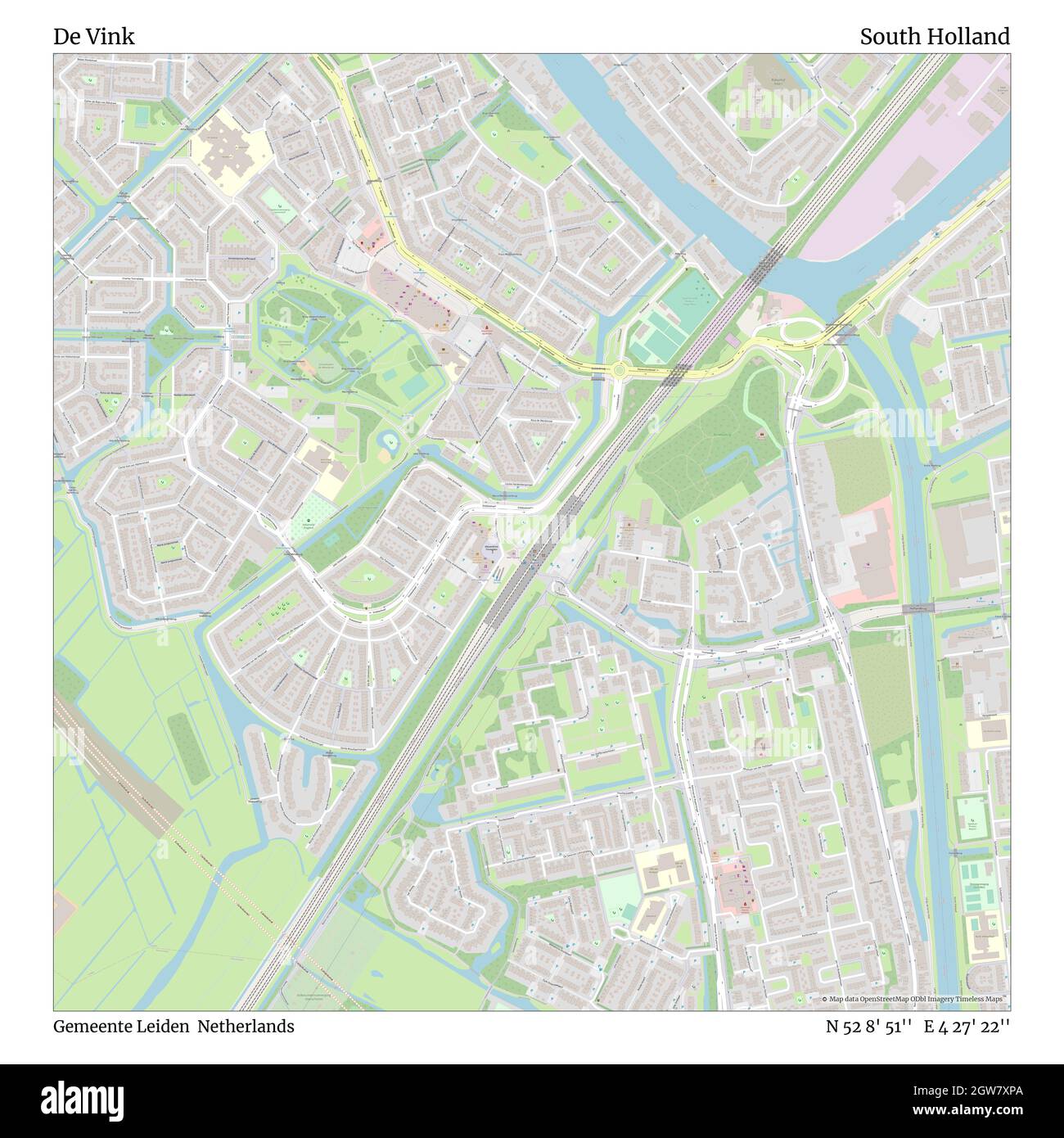 Leiden map hi-res stock photography and images - Alamy
