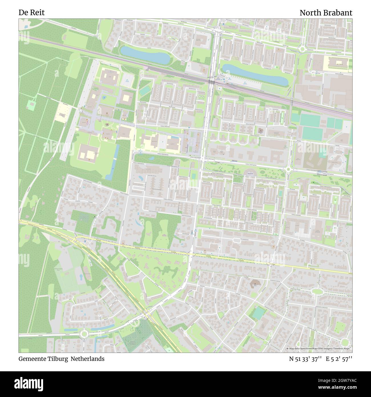 Map of tilburg hi-res stock photography and images - Alamy