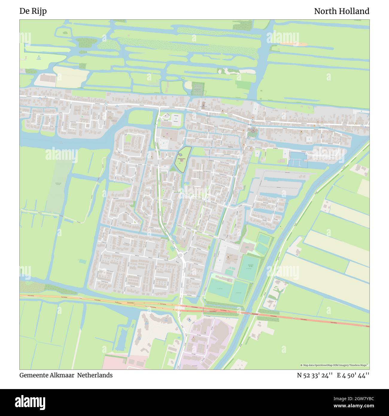 De Rijp, Gemeente Alkmaar, Netherlands, North Holland, N 52 33' 24'', E ...