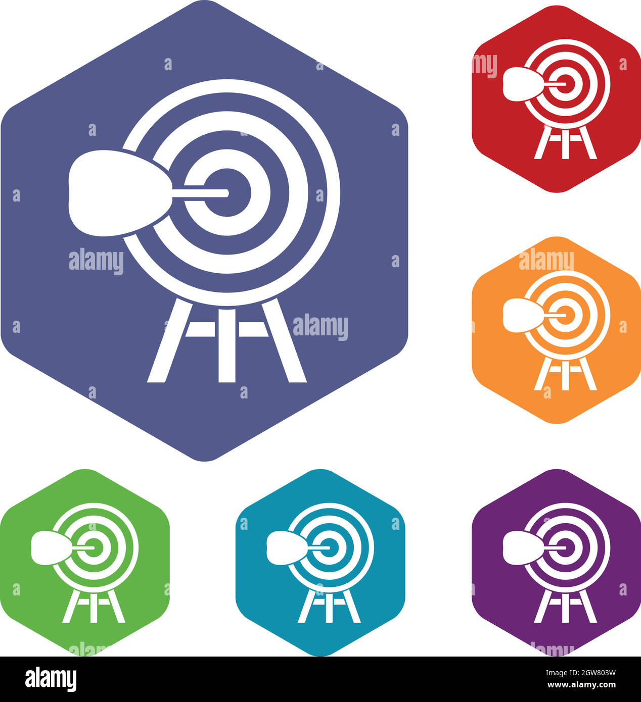 Target icons Stock Vector Images - Alamy