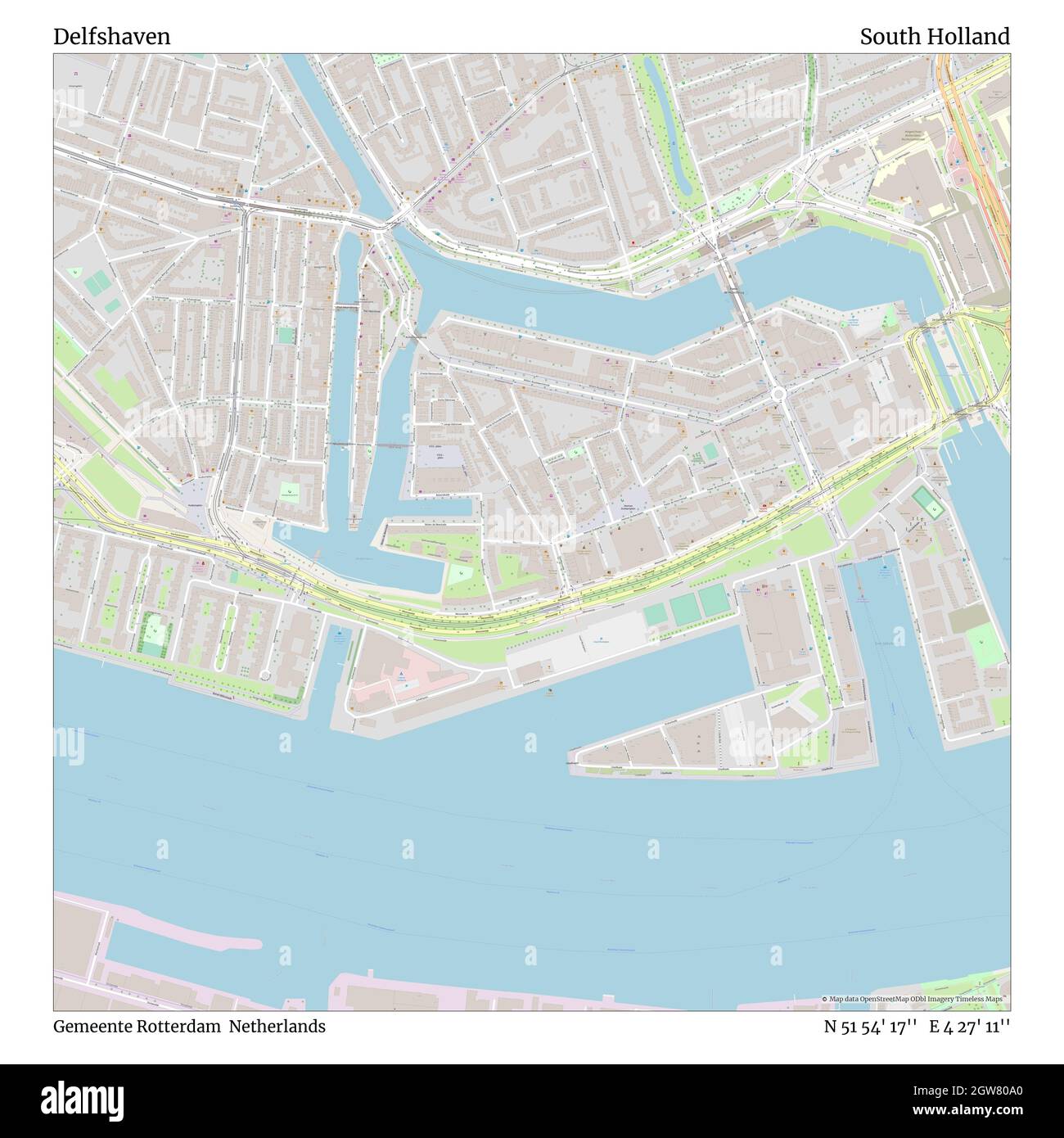 Rotterdam on map hi-res stock photography and images - Alamy