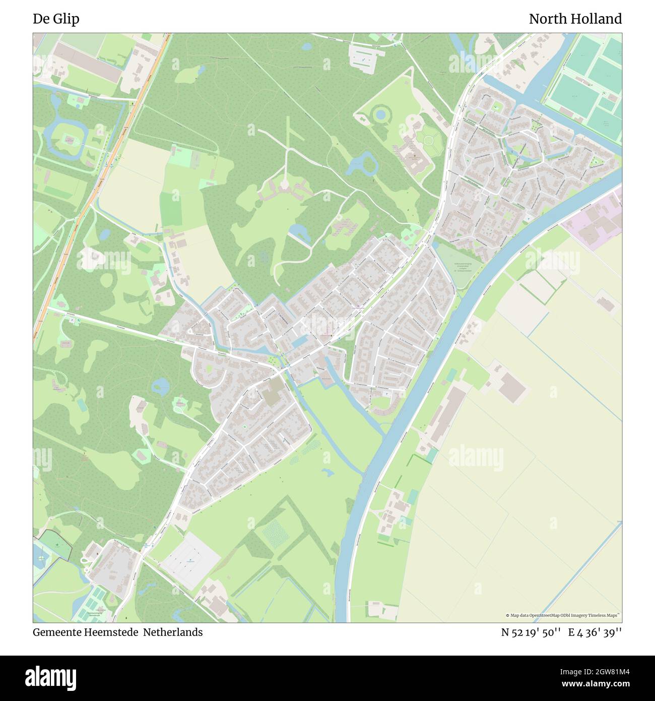 De Glip, Gemeente Heemstede, Netherlands, North Holland, N 52 19' 50 ...