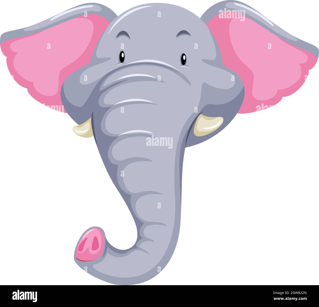 Cartoon Elephant Head Pictures