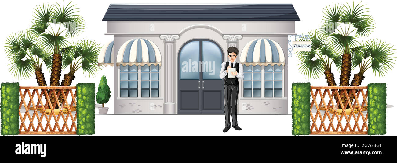 Customers staff Stock Vector Images - Alamy