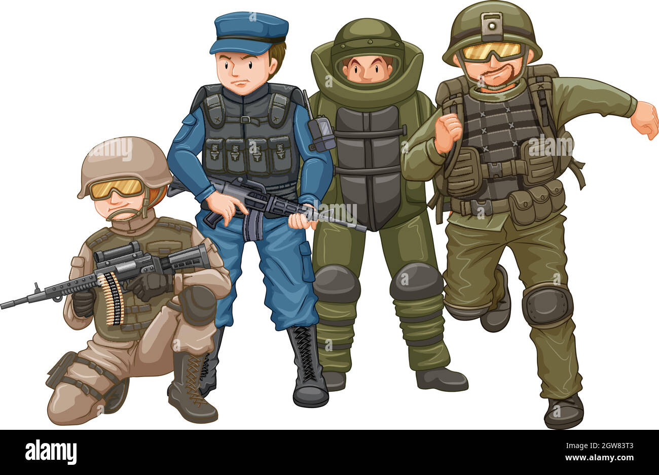 Soldiers weapon Cut Out Stock Images & Pictures - Alamy