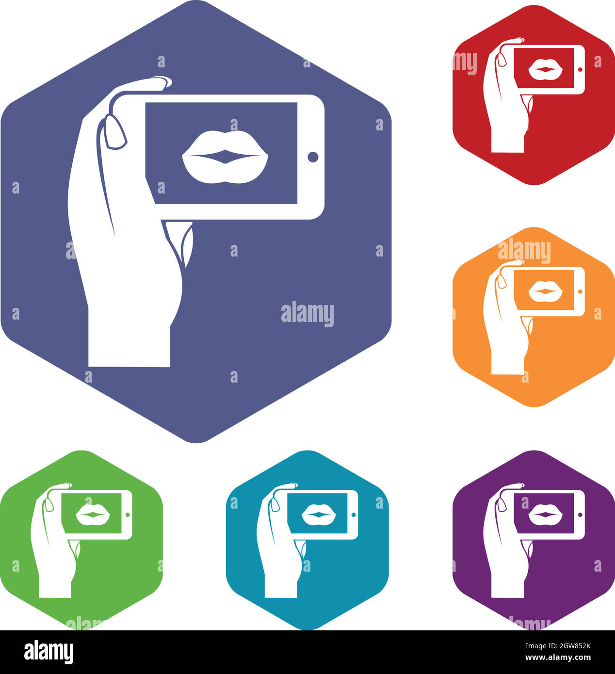 Picture set Stock Vector Images - Alamy