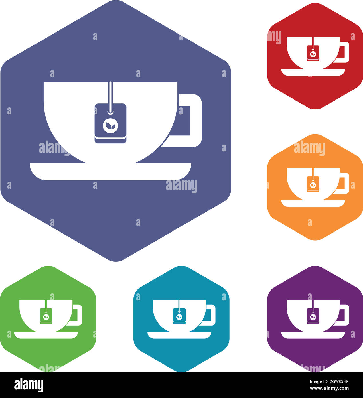 Teacup icons hi-res stock photography and images - Alamy