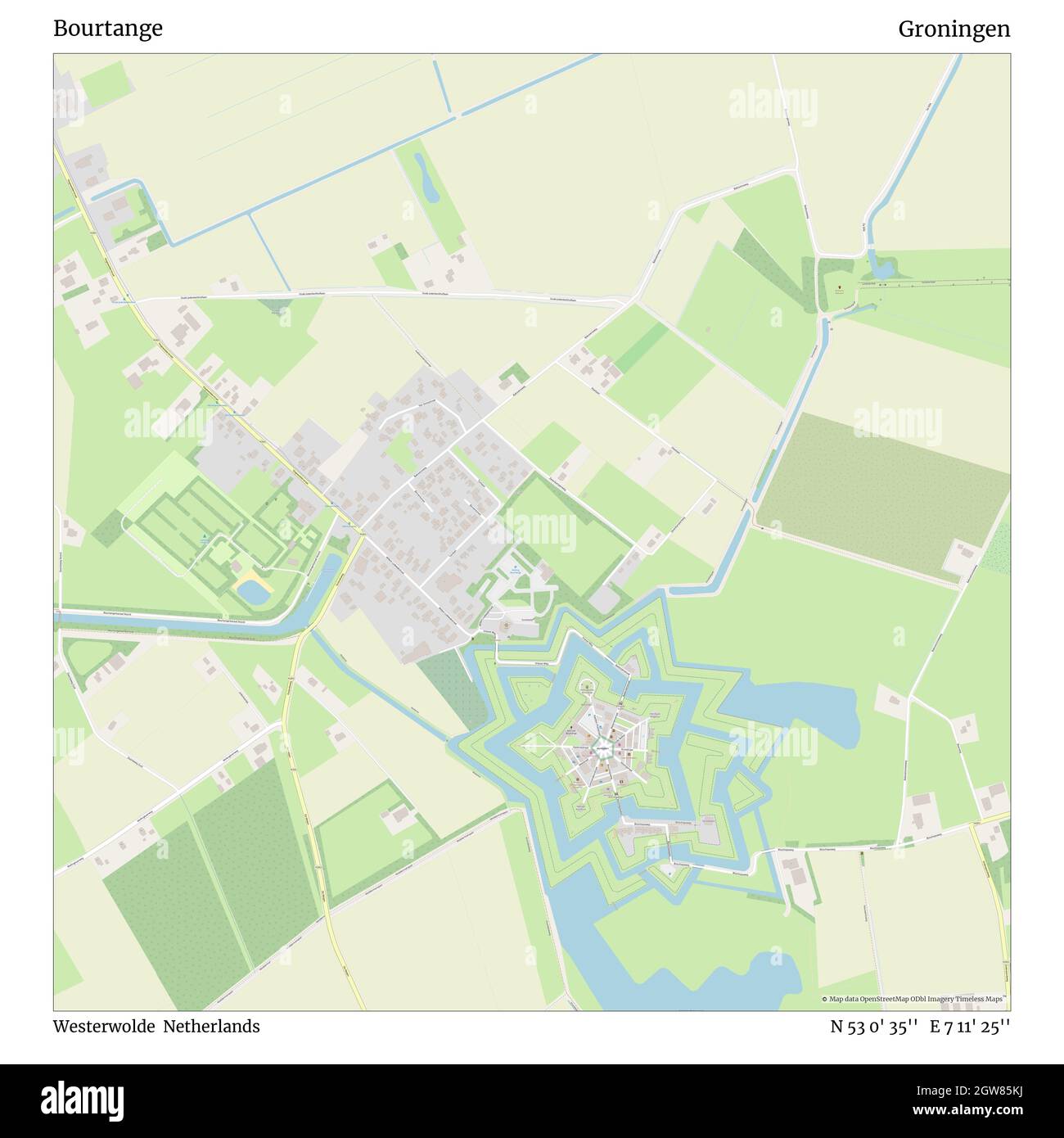 Bourtange groningen Cut Out Stock Images & Pictures - Alamy