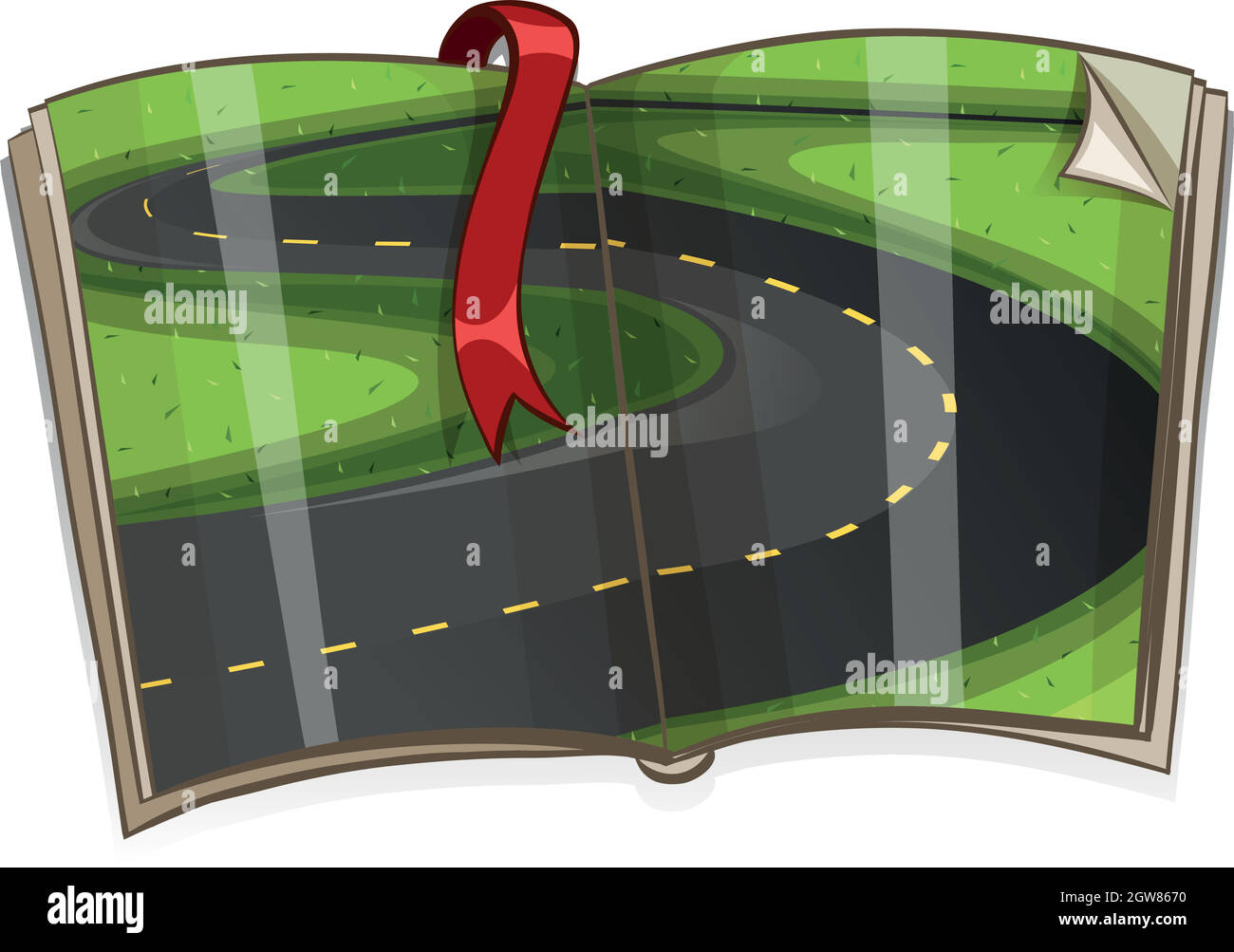 Country park scene Cut Out Stock Images & Pictures - Alamy