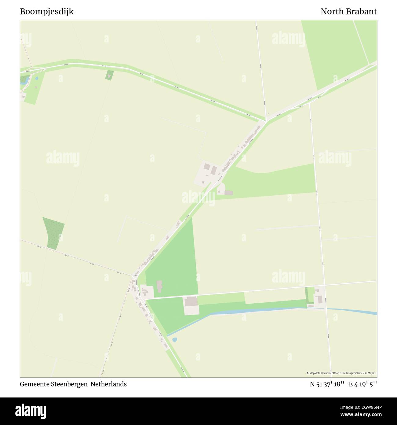 Boompjesdijk, Gemeente Steenbergen, Netherlands, North Brabant, N 51 37 ...