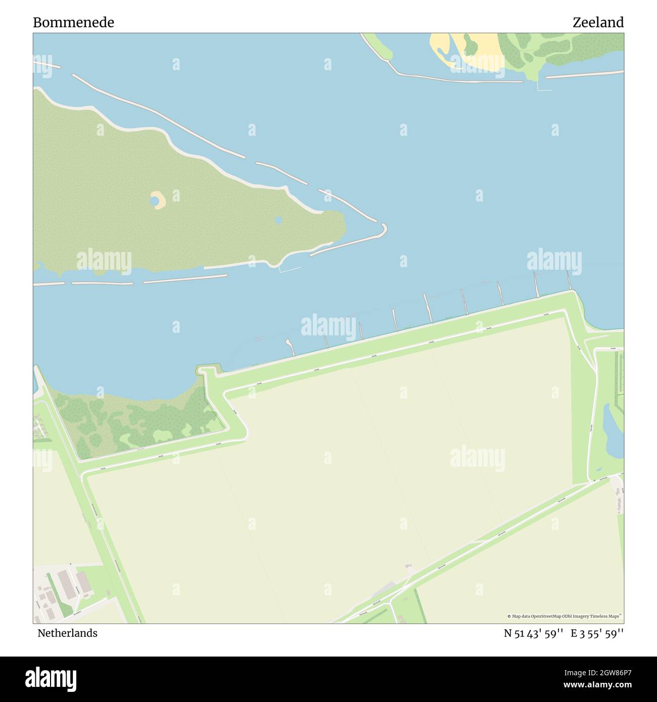 Map of zeeland hi-res stock photography and images - Alamy