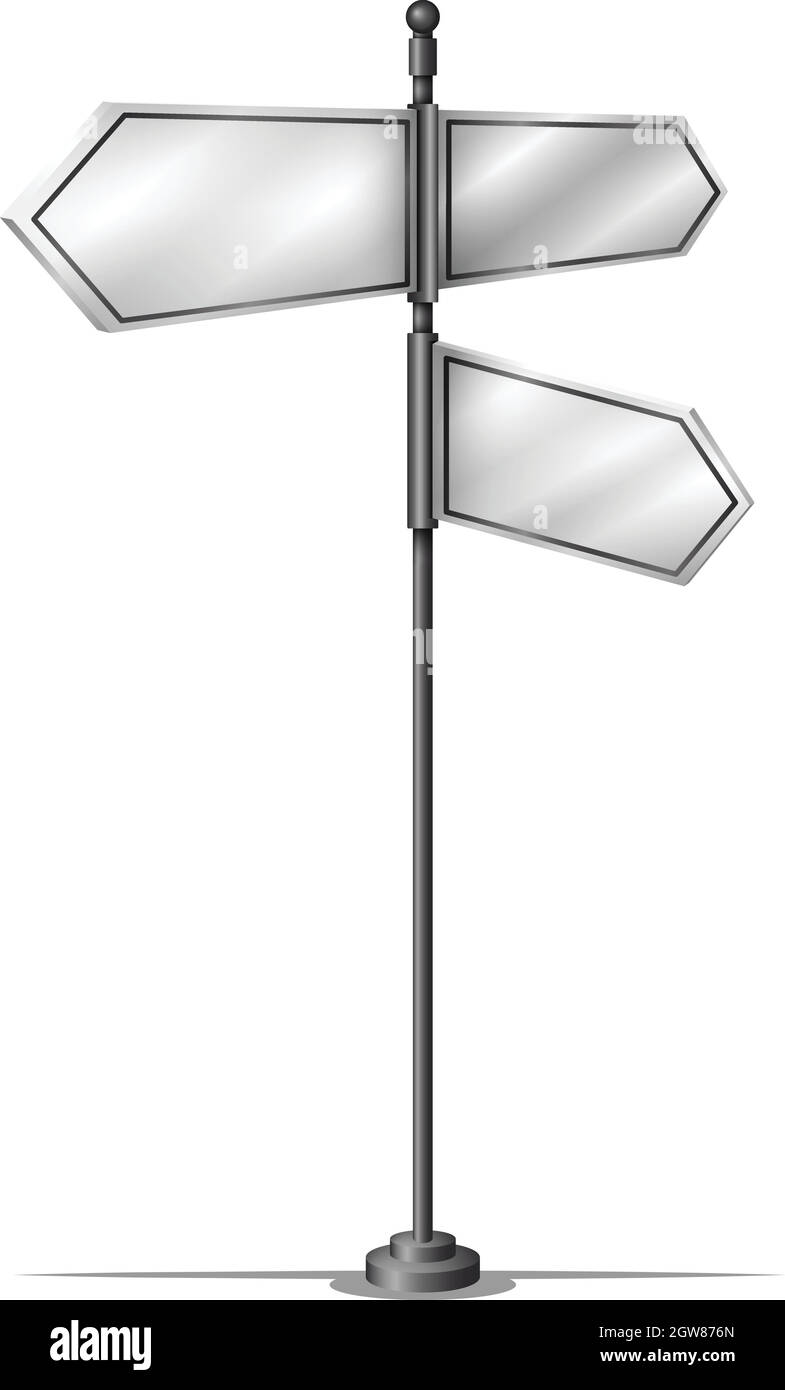 Steel arrow signboards Stock Vector Image & Art - Alamy