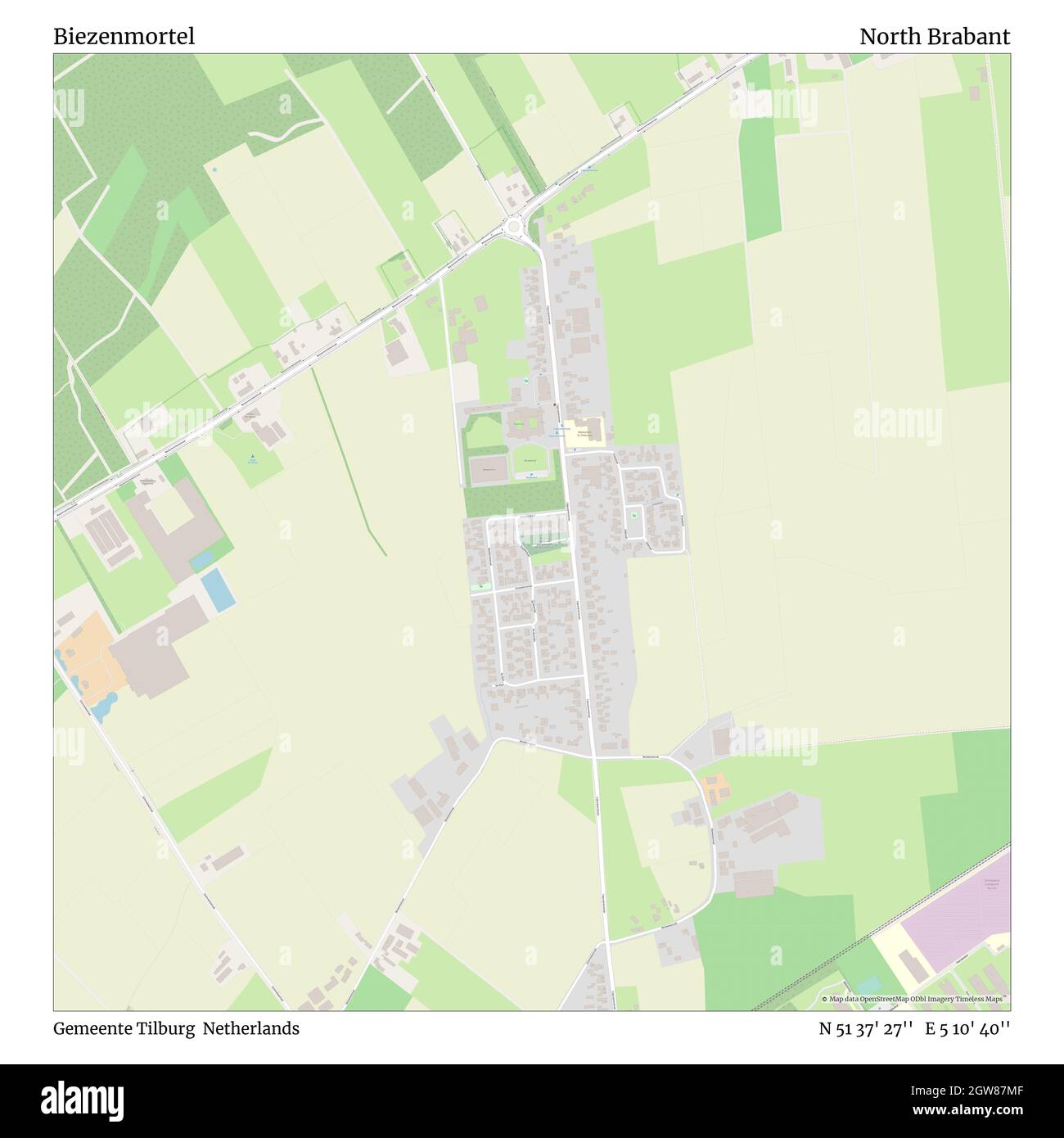 Map of tilburg hi-res stock photography and images - Alamy
