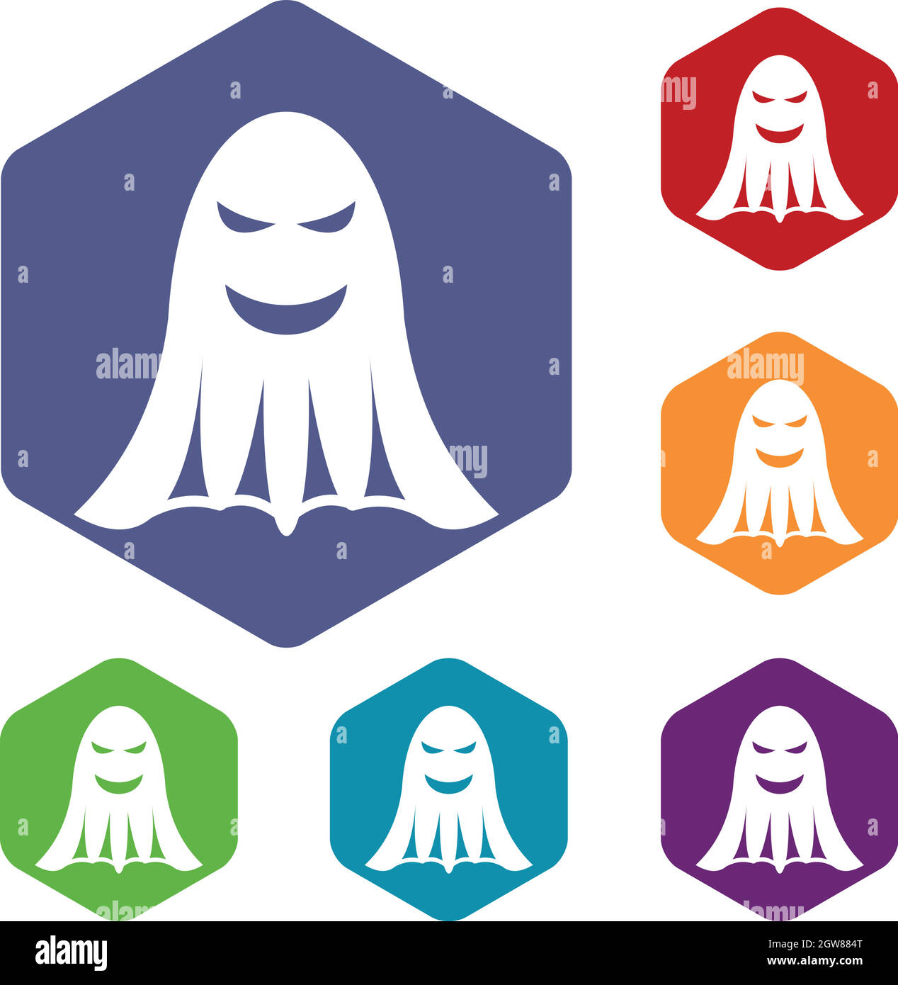 Ghost icons set Stock Vector Image & Art - Alamy