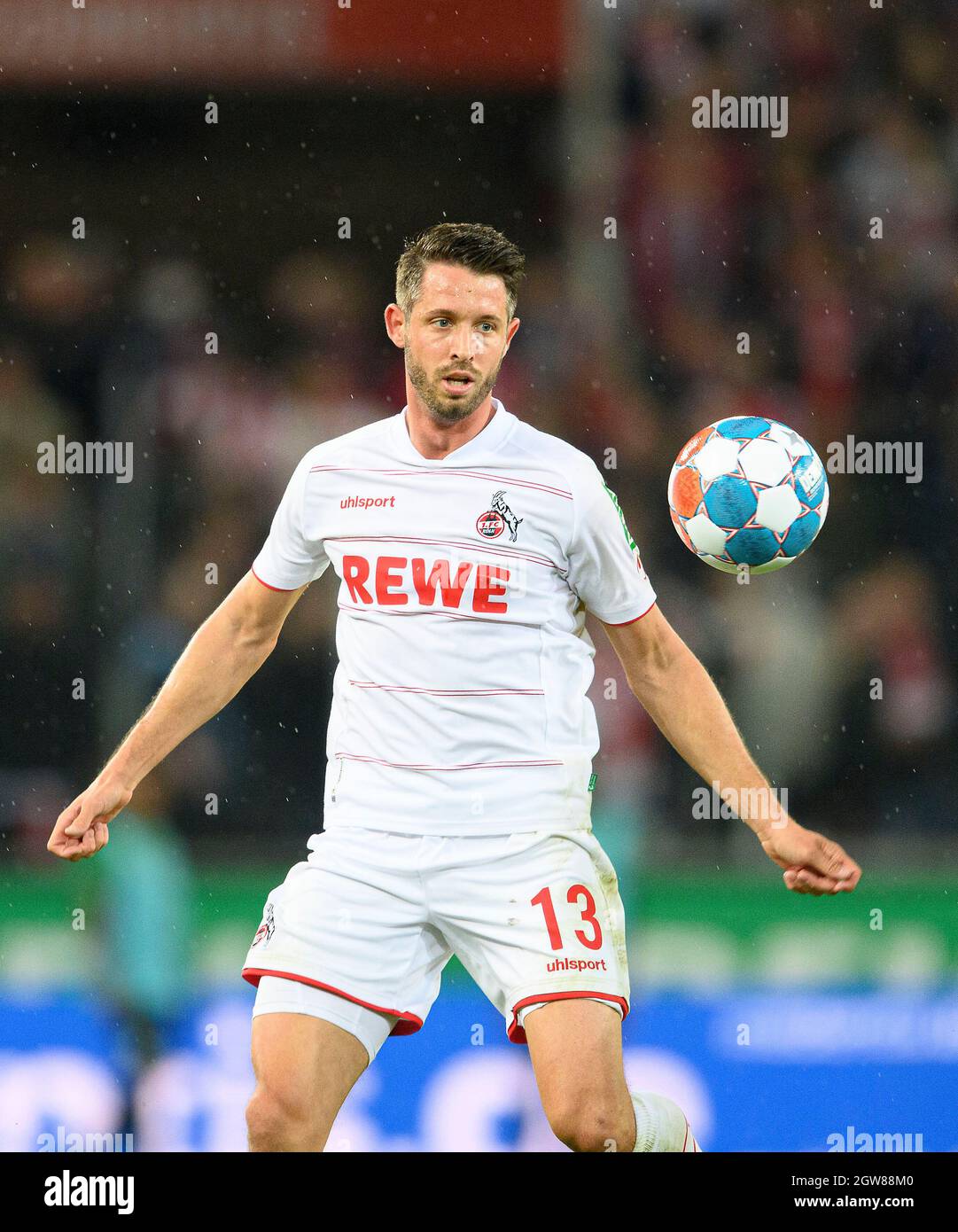 Mark UTH (K) action, soccer 1st Bundesliga, 07.matchday, FC Cologne (K ...