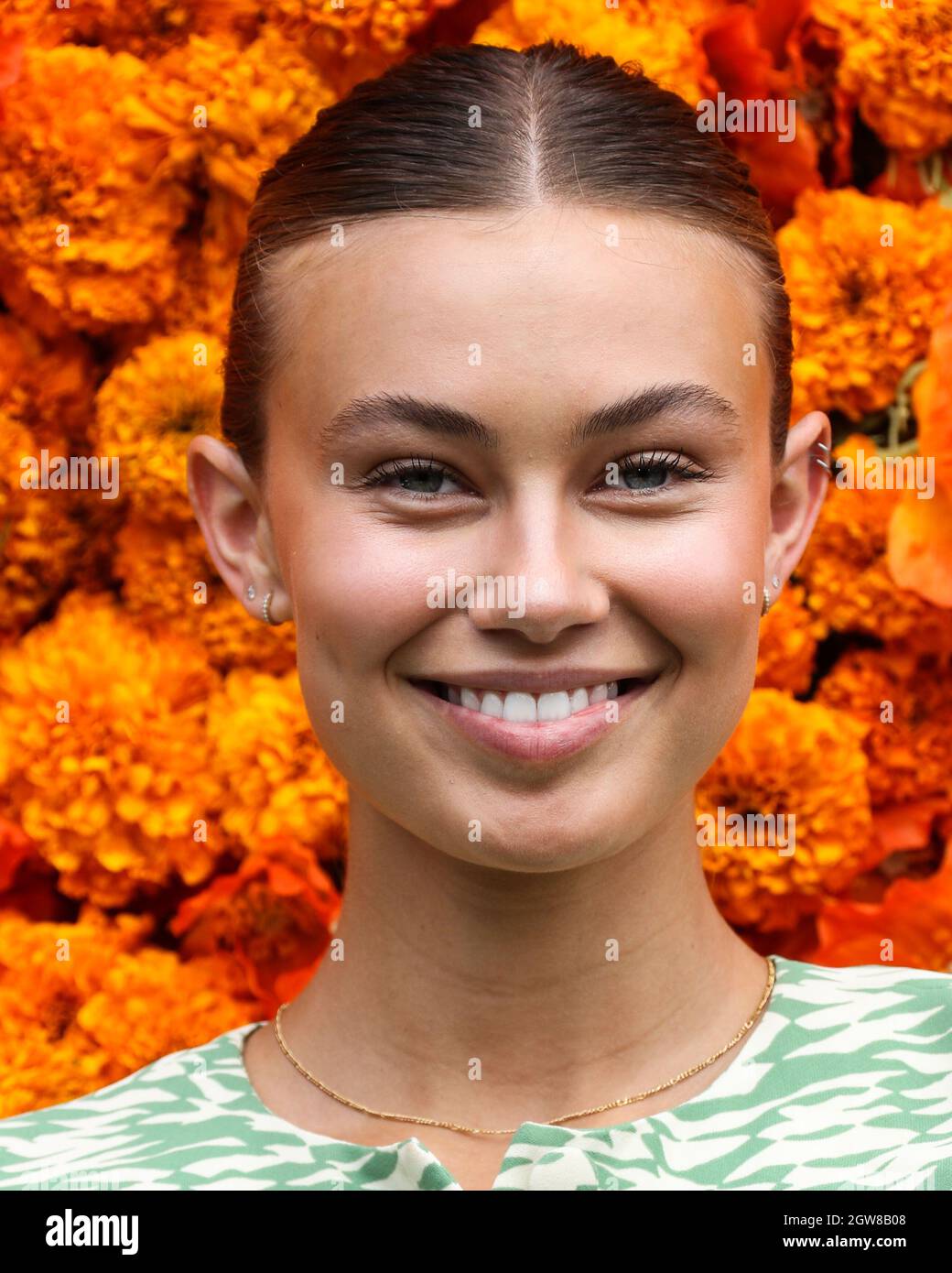PACIFIC PALISADES, LOS ANGELES, CALIFORNIA, USA - OCTOBER 02: Model ...