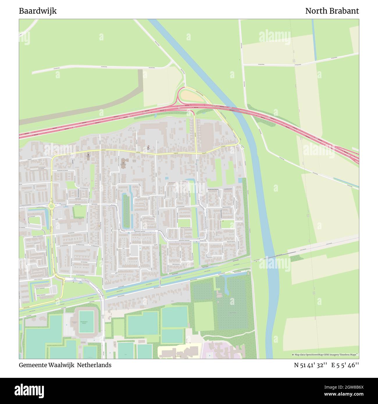 Baardwijk, Gemeente Waalwijk, Netherlands, North Brabant, N 51 41' 32 ...