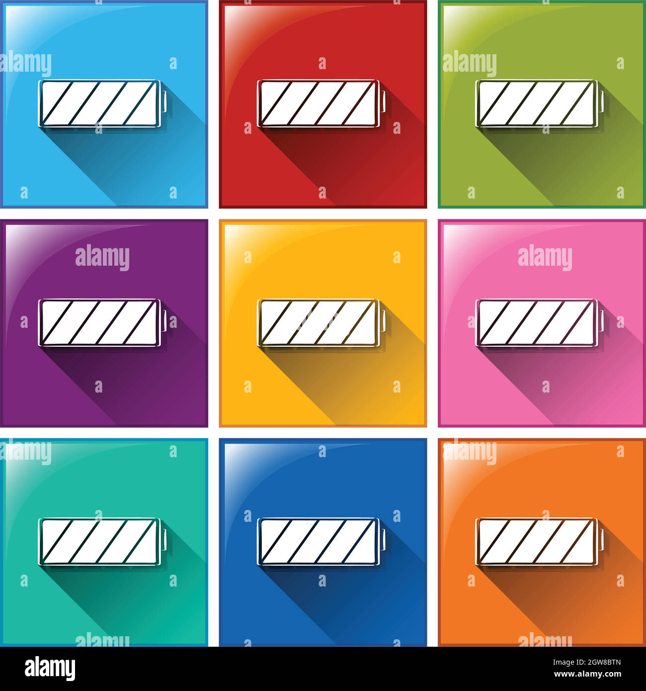 Battery drawing Stock Vector Images - Alamy