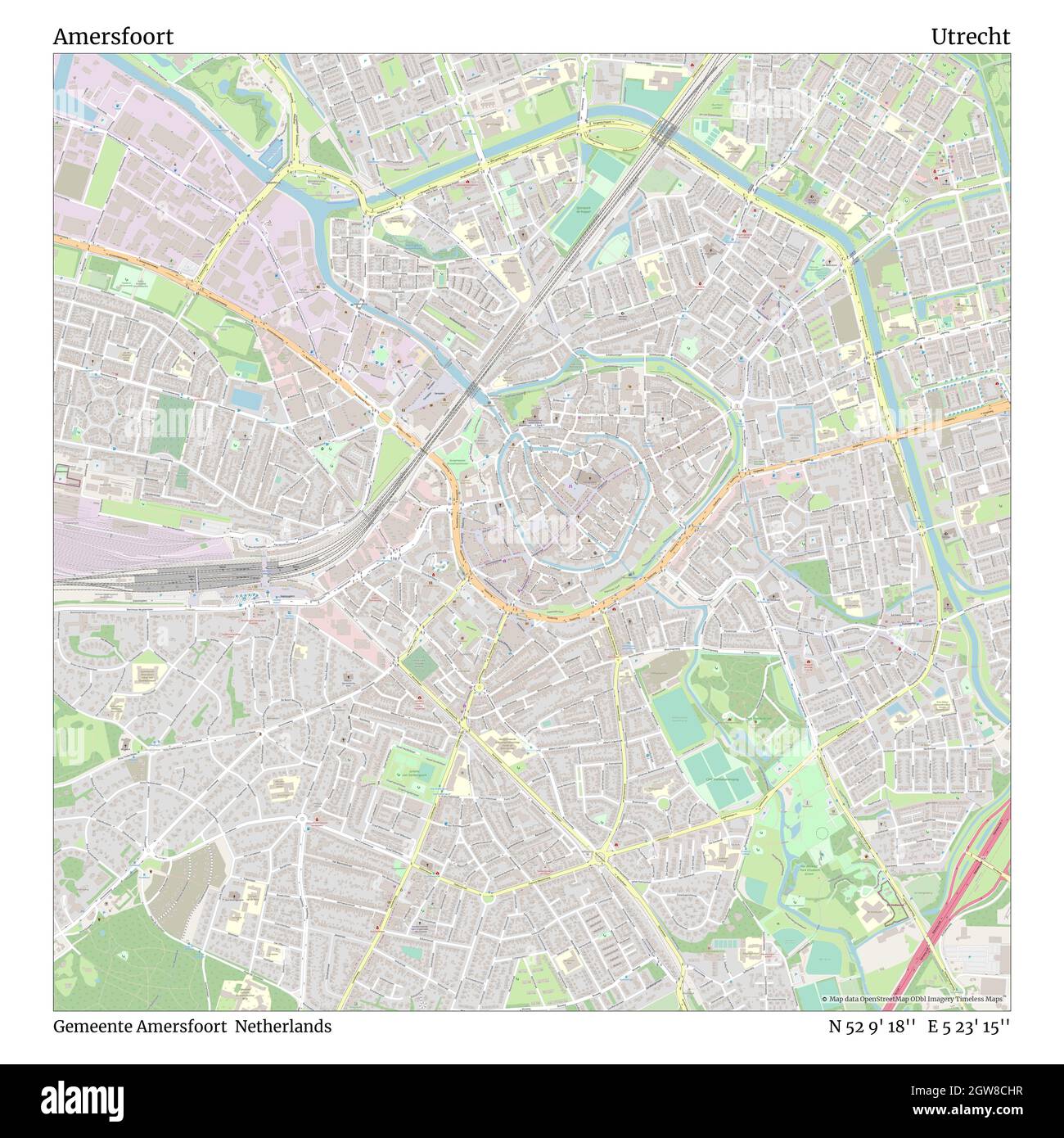 Map of amersfoort hi-res stock photography and images - Alamy