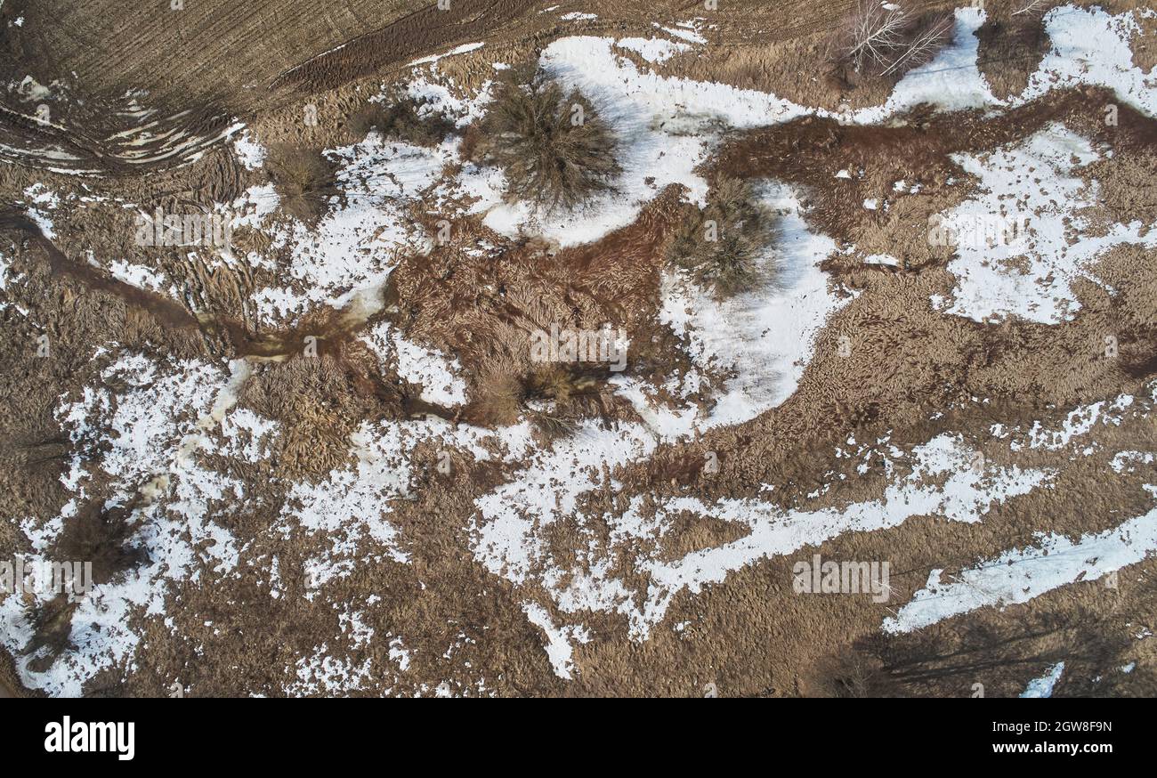 Abstract earth landscape above view. Surface of new planet Stock Photo ...