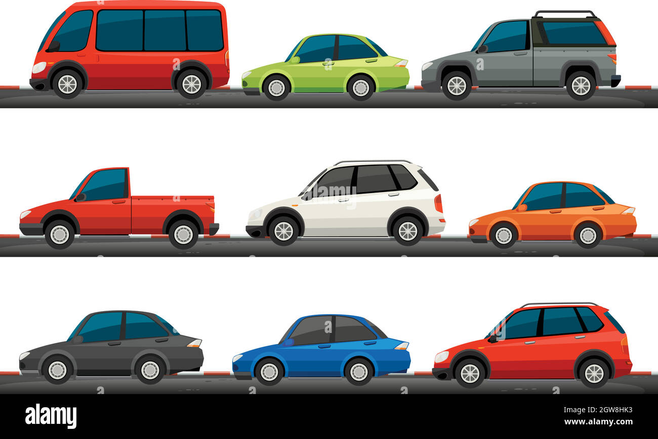 Different type of cars Stock Vector Image & Art - Alamy