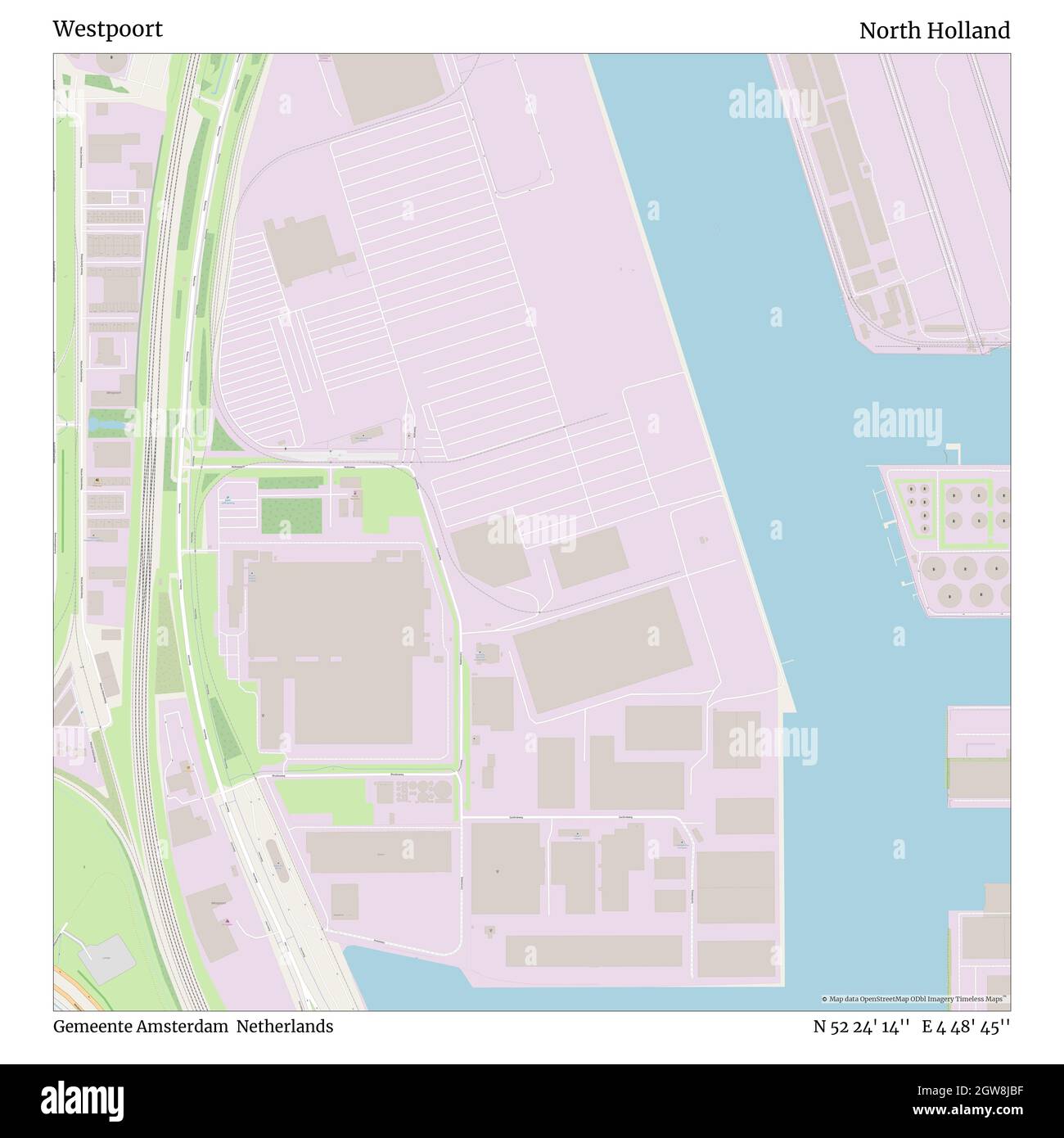 Westpoort, Gemeente Amsterdam, Netherlands, North Holland, N 52 24' 14 ...