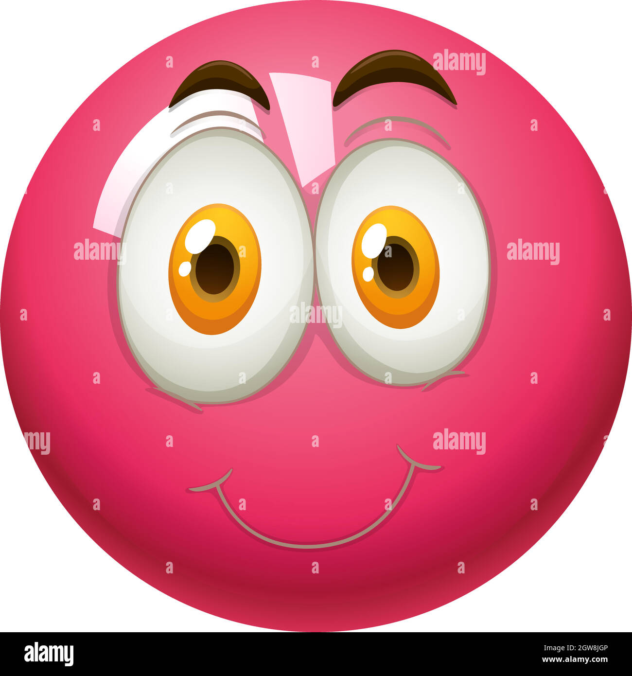 Happy pink Stock Vector Images - Alamy
