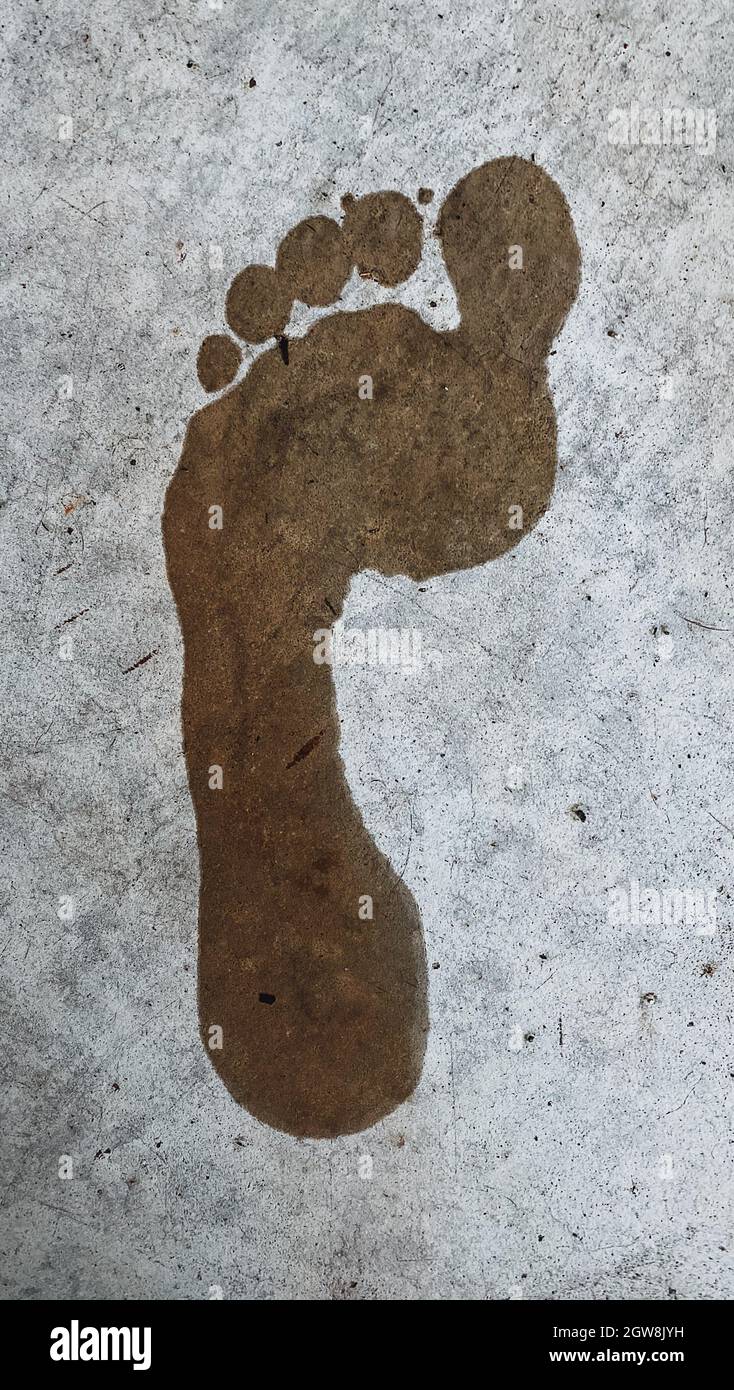 Concrete footprint hi-res stock photography and images - Alamy