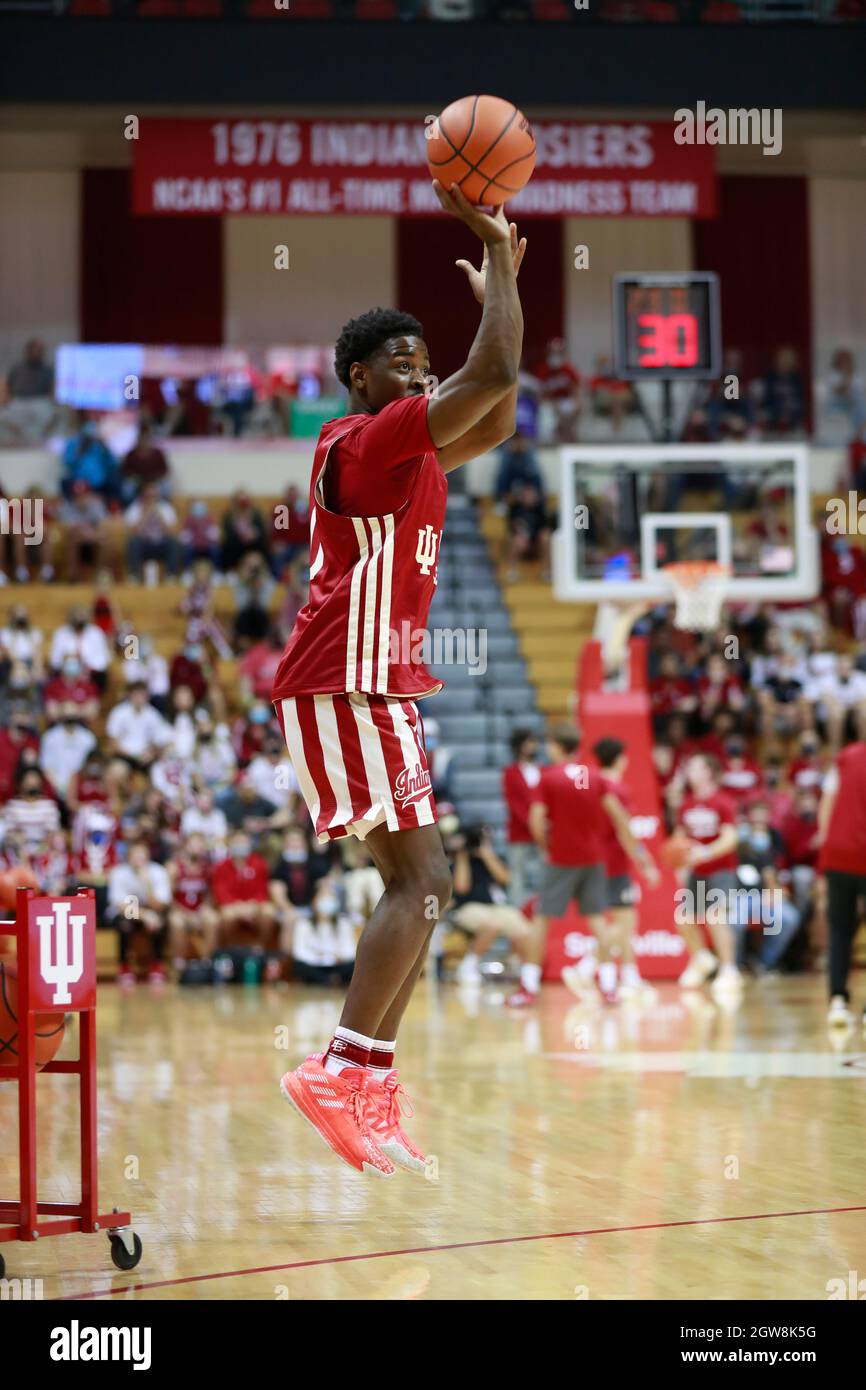 Bloomington, United States. 02nd Oct, 2021. Indiana University's Xavier ...