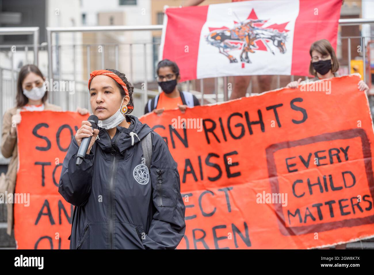 Activist Katherine Gandy, Matriarchal Circle Founder speaks during the ...