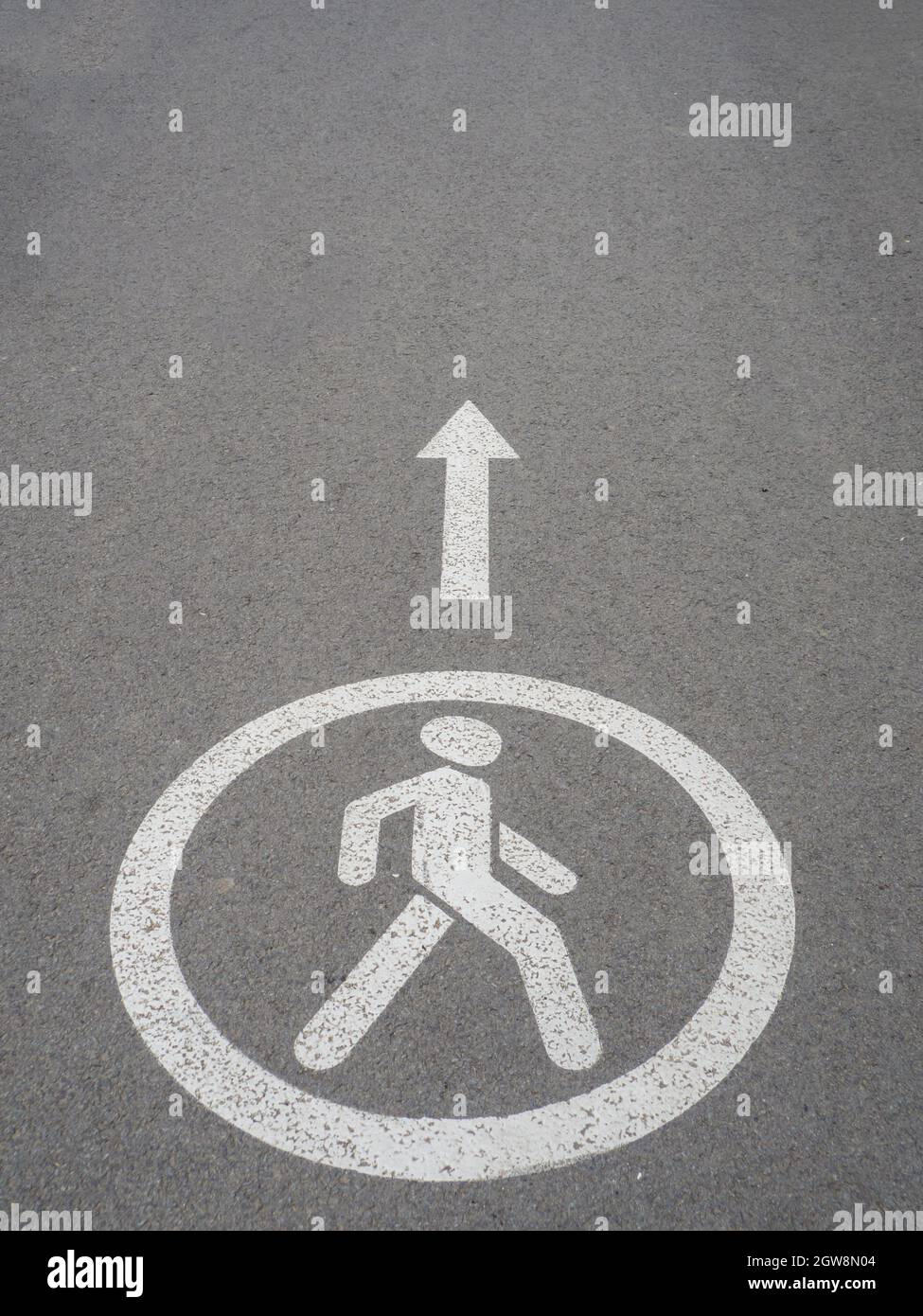 Pedestrian Figure Walking Stock Photo - Alamy