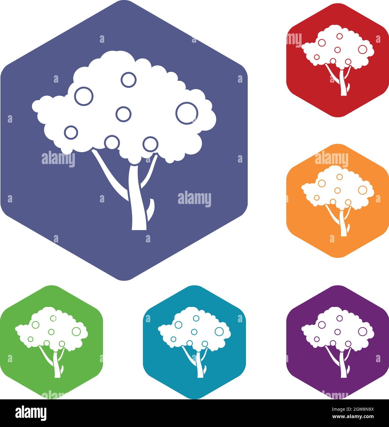 Leafy branches Stock Vector Images - Alamy