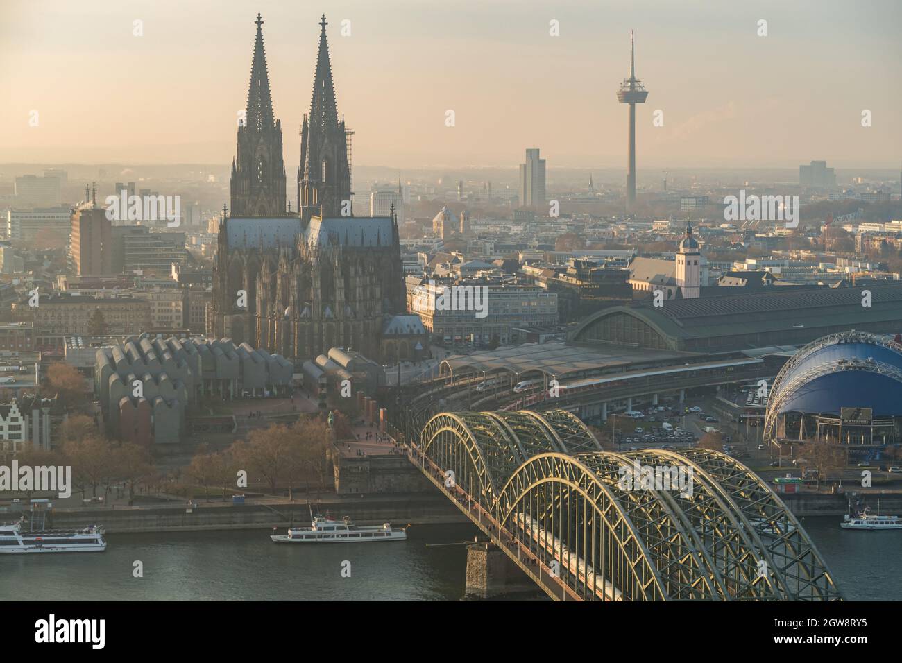 Aerial view of cologne hi-res stock photography and images - Alamy