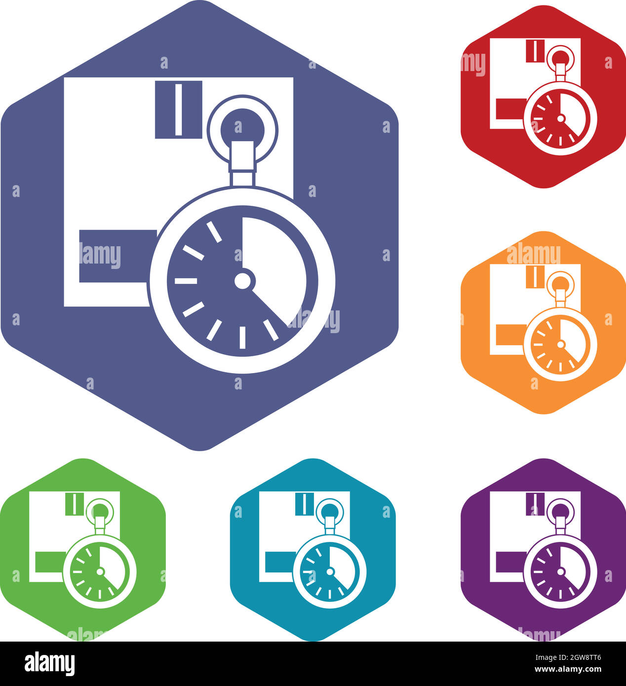 Cardboard box icons delivery Stock Vector Images - Alamy