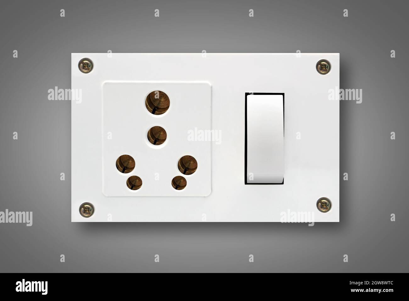 wall switch power electronic component socket different and modern ...