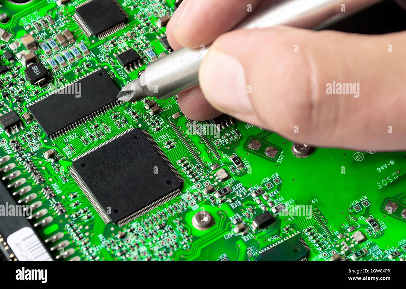 Electronic printing circuit board hi-res stock photography and images ...