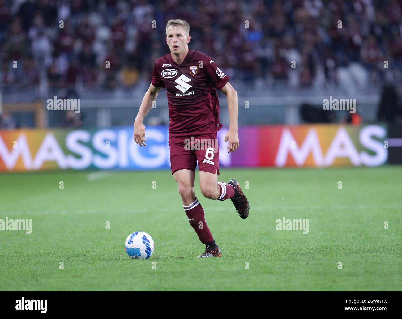TORINO ITALY- October 2 Stadio Olimpico Grande Torino David Zima In ...