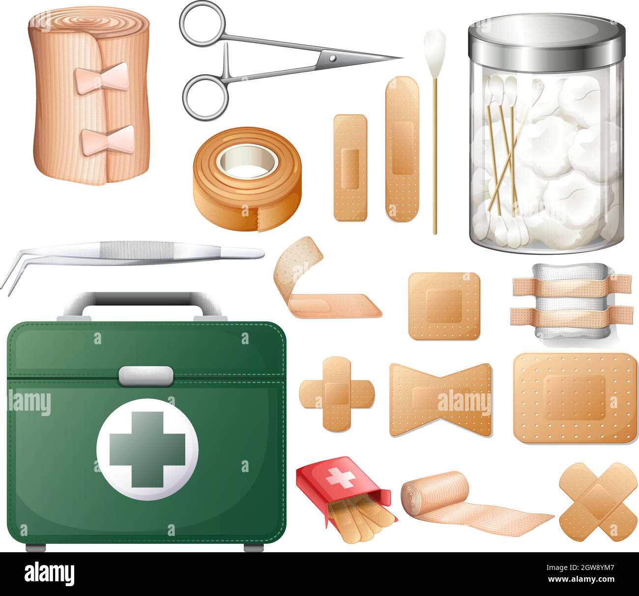 Tool box equipment Stock Vector Images - Alamy