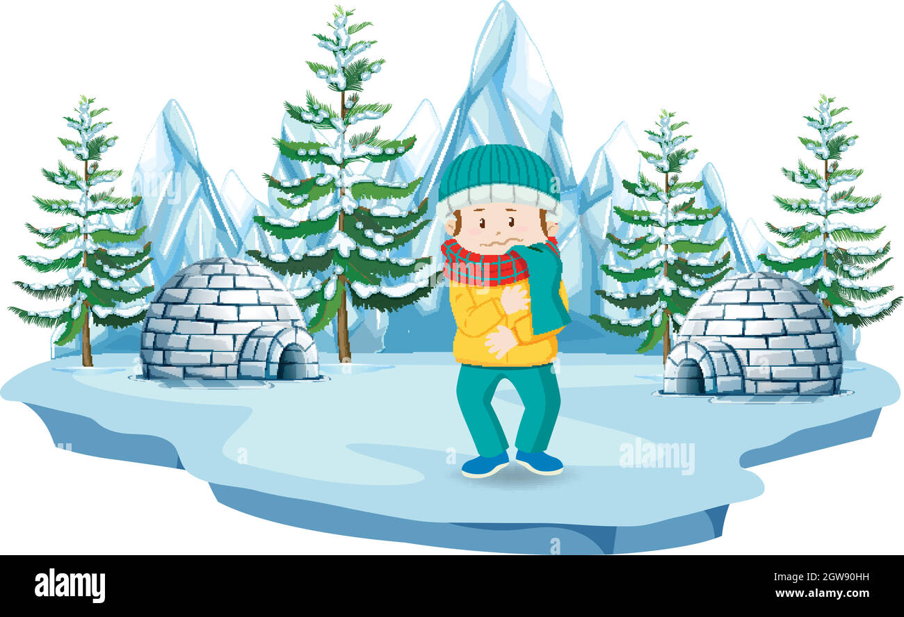 The north pole christmas Cut Out Stock Images & Pictures - Alamy