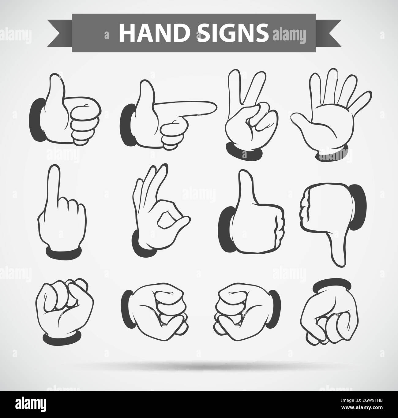Hand gestures for communication hi-res stock photography and images - Alamy