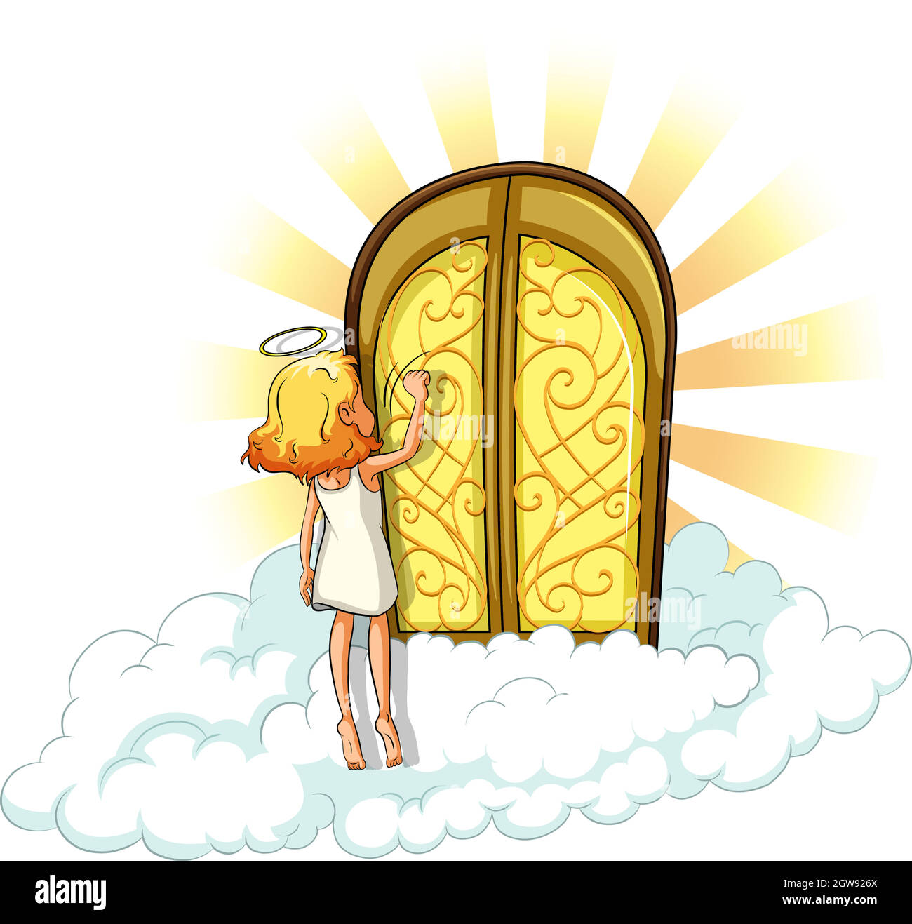 Door light heaven Stock Vector Images - Alamy