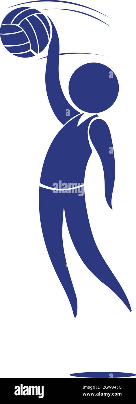 Handball silhouette Cut Out Stock Images & Pictures - Alamy
